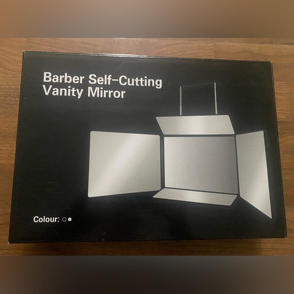 Colour | Wall Decor | Barber Self Cutting Vanity Mirror 5 Way Mirror ...